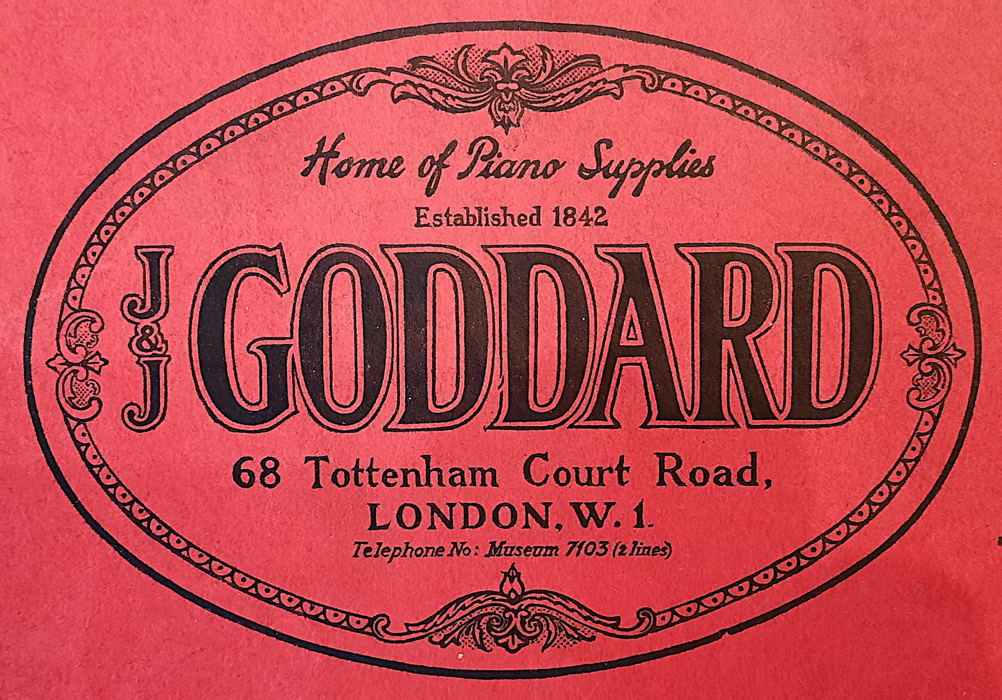 J. and J. Goddard and other English Piano Tools – Martin Shepherd ...