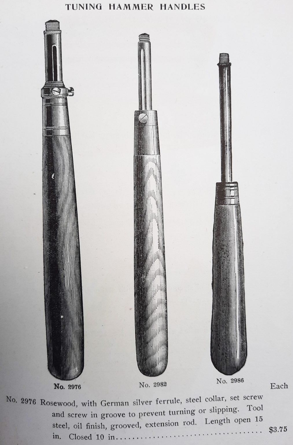 Erlandsen Hammers | Martin Shepherd Piano Service